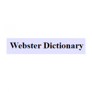 Webster Dictionary - Library and Information Center